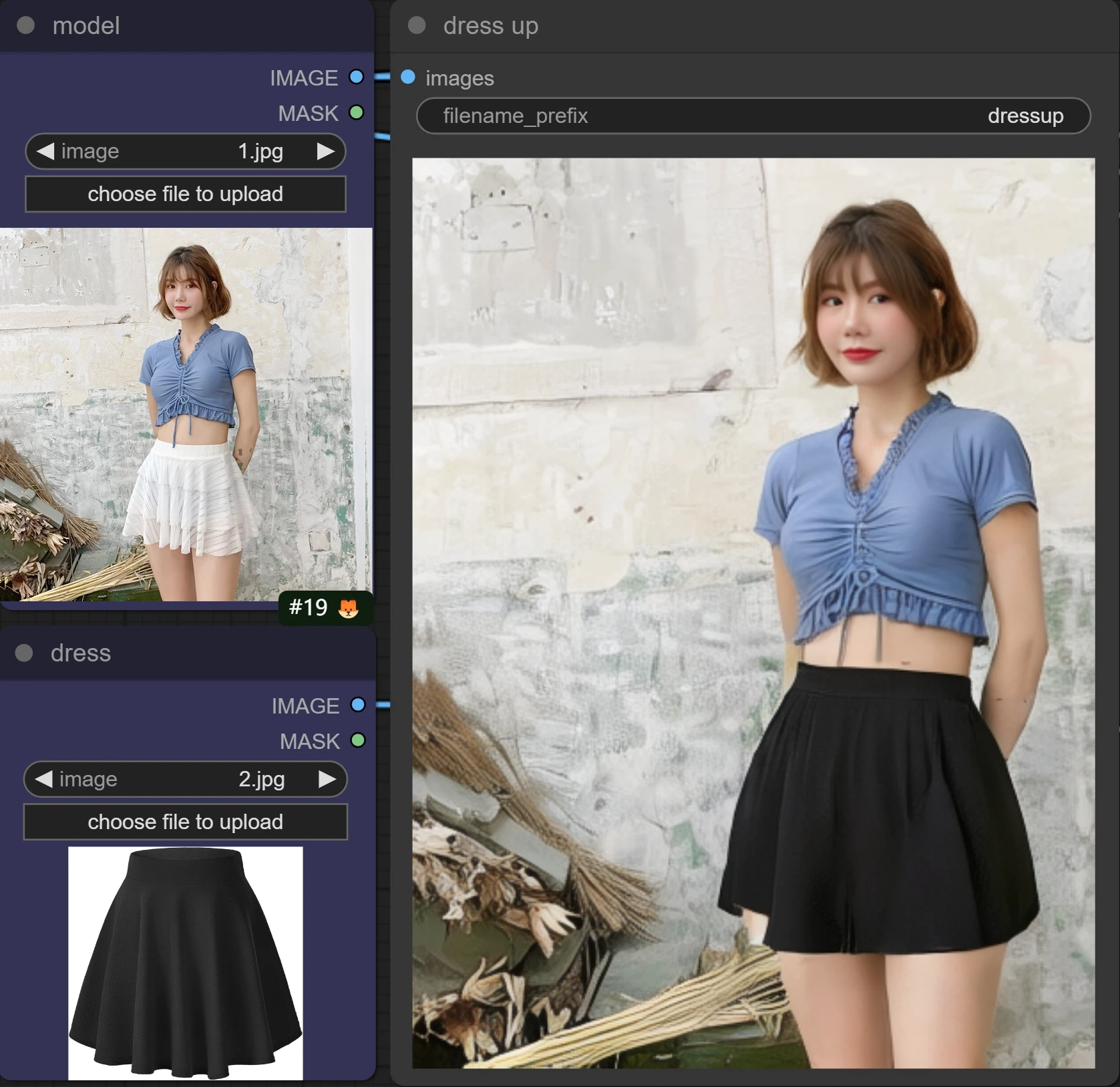 dress up | ComfyUI Workflow