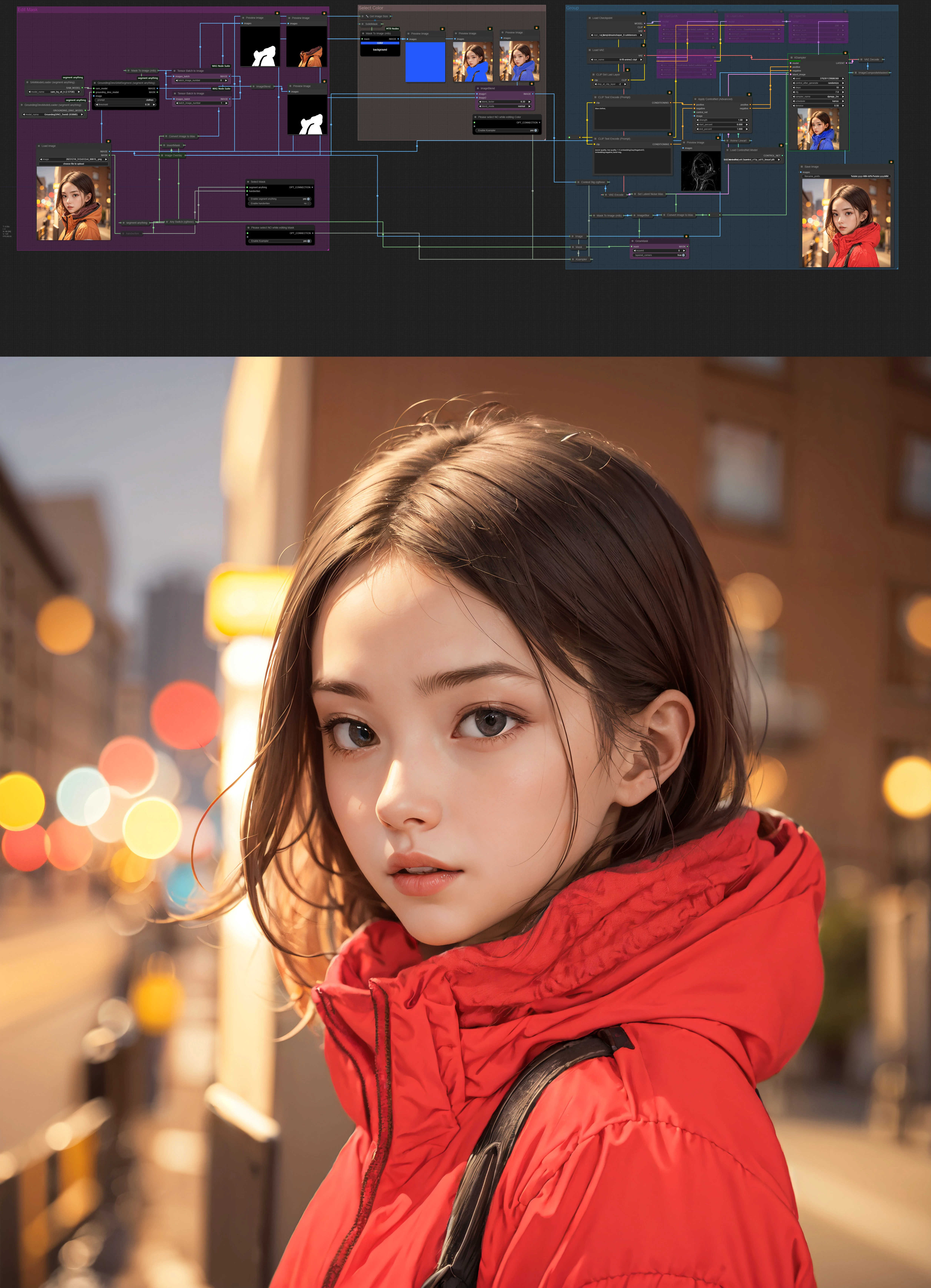 Color change | ComfyUI Workflow