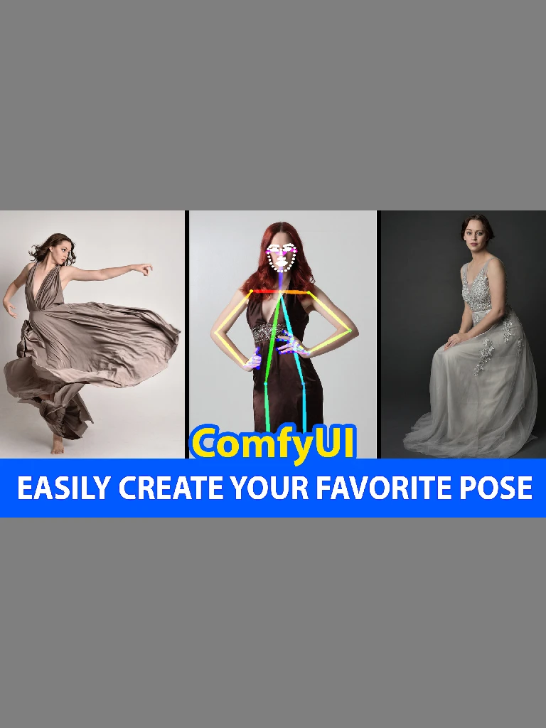 ComfyUI - Easily Create Your Favorite Pose (3D Pose Editor) | ComfyUI Workflow