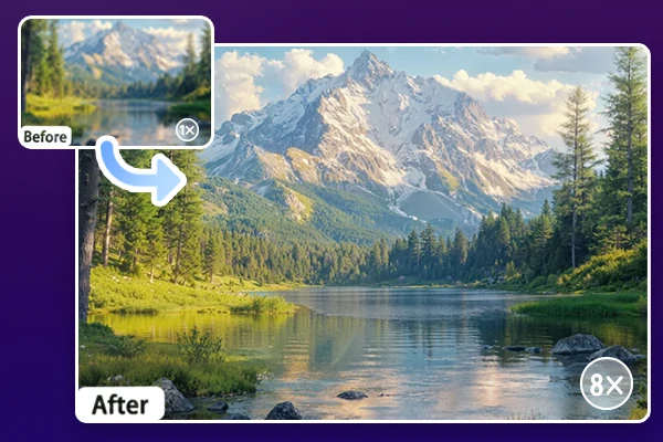 Ingranditore di Immagini AI: Ingrandisci Foto Gratis Online