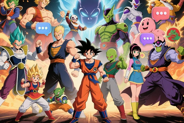 Dragon Ball Chat: Converse ou interprete com Super Saiyan