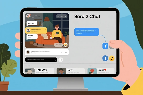 Sora 2 Chat: Transforme ideias em vídeos & interação profunda com IA