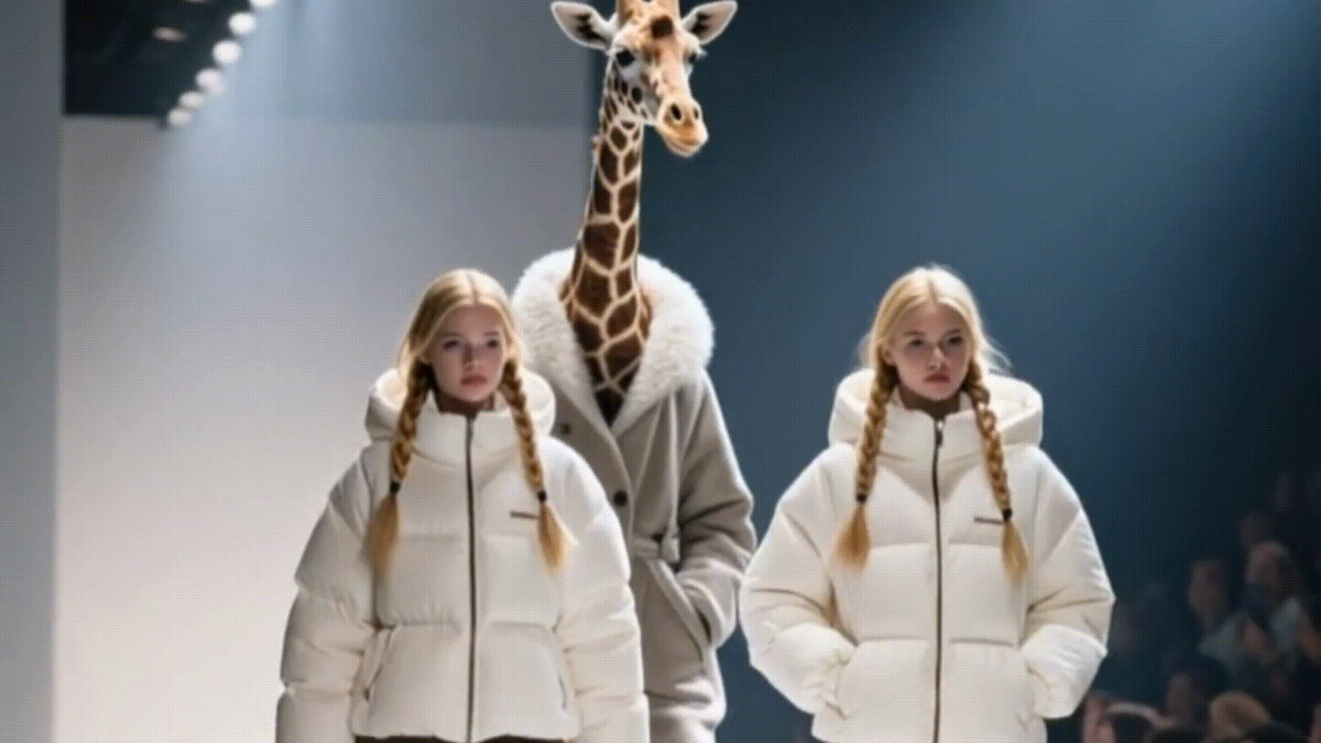 AI Catwalk with Animal: Elegant Catwalk with Your Pet