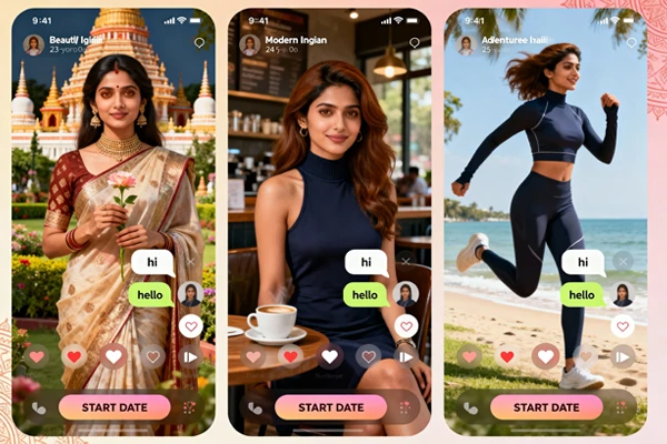Indian Dating Chat: Meet & Date Virtual Indian Girls Online