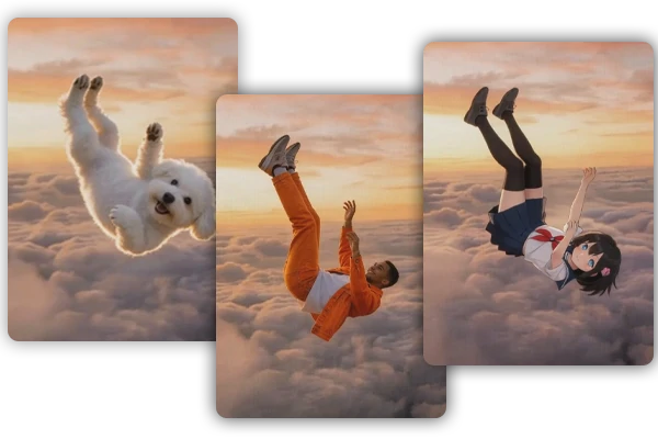 Sky Fall Effect: Create Viral Falling from Sky AI Video