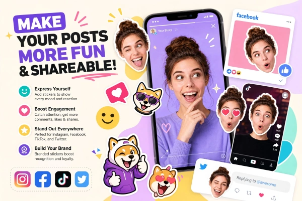 35 Trending AI Face Sticker Prompts for Cute Sticker Portraits