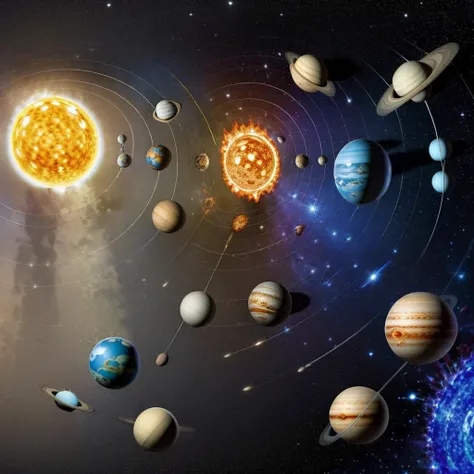 Table Rpg / Starfinder Maps - Space map- [ Solar System ] - SeaArt AI Model