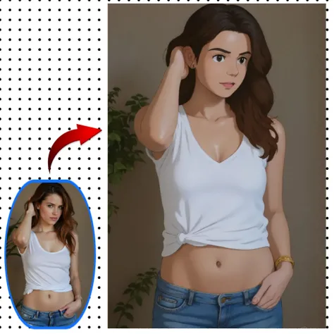 SeaArt AI | ジブリスタイル img2img