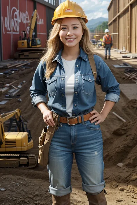 Female Construction Worker - SeaArt AI Model