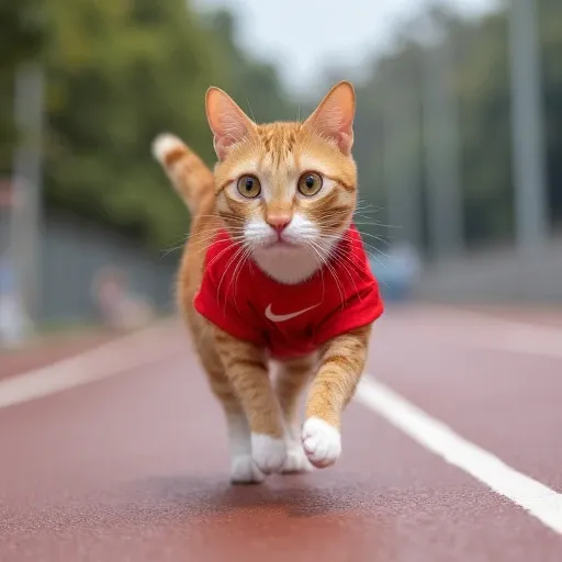 Flux domestic tabby cat Lora Kim Jai - SeaArt AIモデル