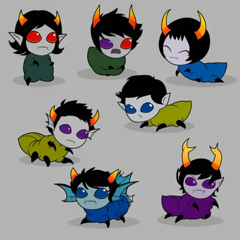 Homestuck Grubs - SeaArt AI Model