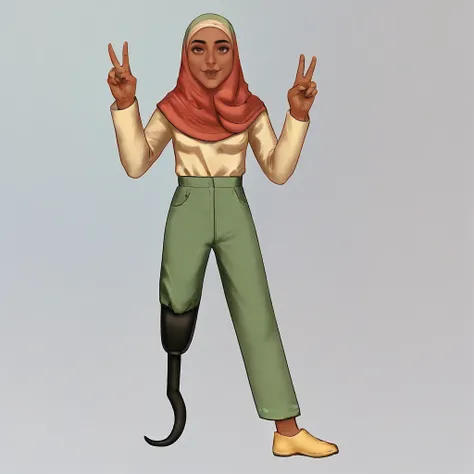 Solo Poly Hijabi Amputee [ Meme ] by Leaf - SeaArt AIモデル