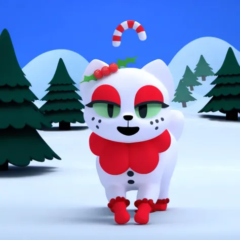 Sweet Peppermint Cat - JuniPurr - SeaArt AI Model