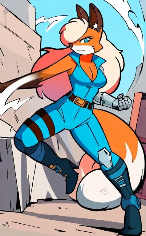 Samantha - Super Turbo Atomic Ninja Rabbit [PonyXL] - SeaArt AI Model