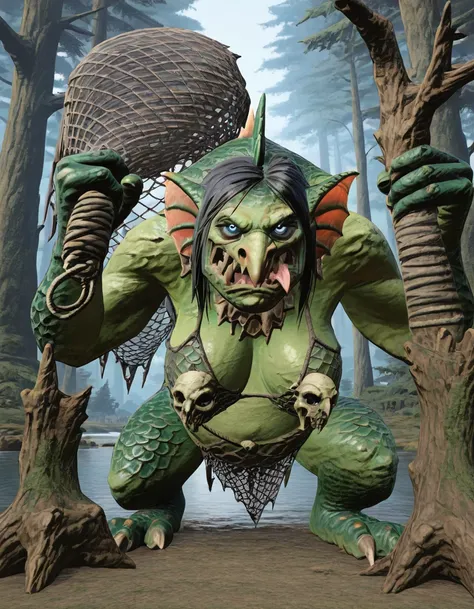 Giant River Troll Hag - SeaArt AI Model