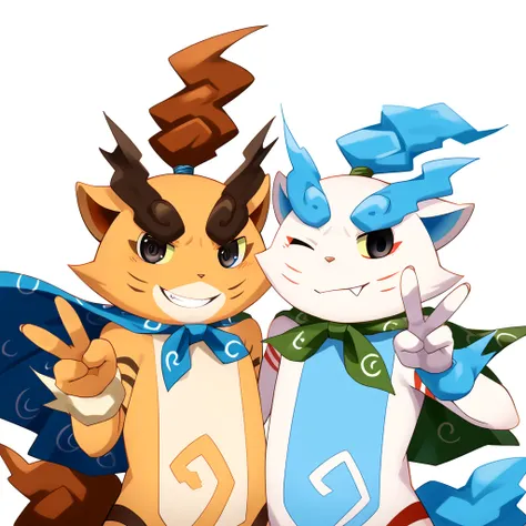 Komane and Komiger - Yo-Kai Watch - SeaArt AIモデル