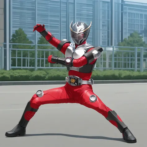 Kamen Rider Ryuki's Final Vent Pose - SeaArt AIモデル