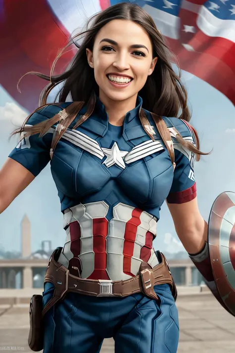 Alexandria Ocasio-Cortez (AOC) - Modèle SeaArt AI