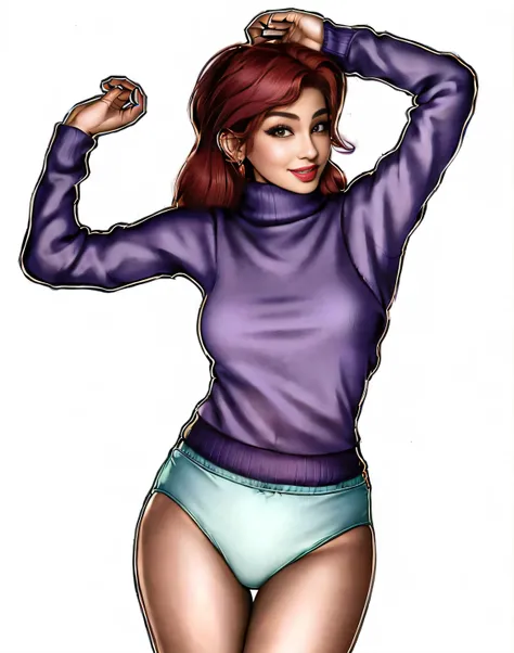 Armando Huerta = Pin-Up Artist Series (NSFW) Color version - SeaArt AI Model
