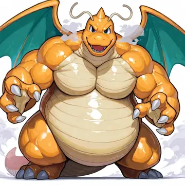 dragonite fat charizard